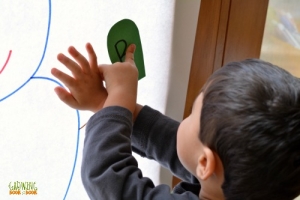 Alphabet Activities: Snowman Mitten Match