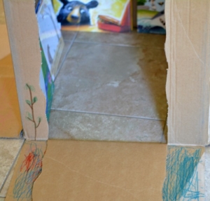 Reading Nook Ideas: Cardboard Castle