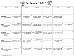 2015-2016 Book Based Activity Calendars