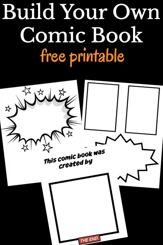 Cool Comic Book Templates For Kids Cool Comic Book Templates For Kids