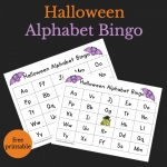 Halloween Alphabet Bingo