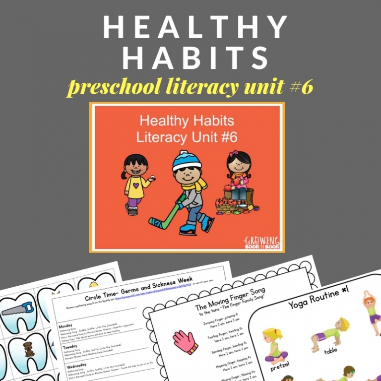 Healthy Habits for Kids- Book List
