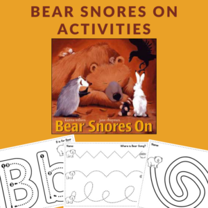 Literacy Rich Preschool Bear Activities